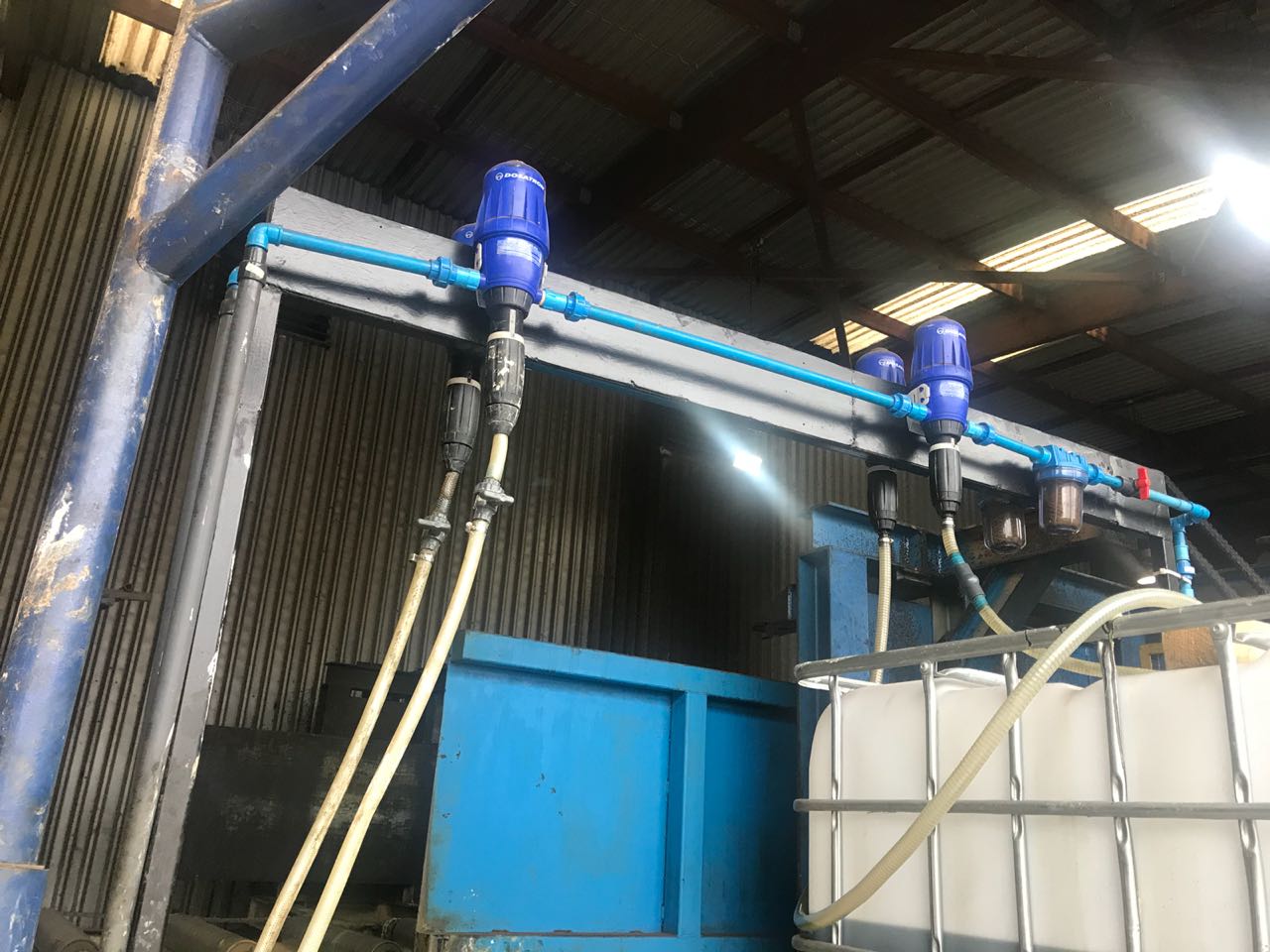 Bombas Dosificadoras Dosatron se emplean con éxito en importante aserradero en el sur de Chile ...